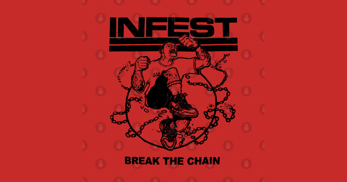Infest Band - Hardcore Punk - T-Shirt | TeePublic