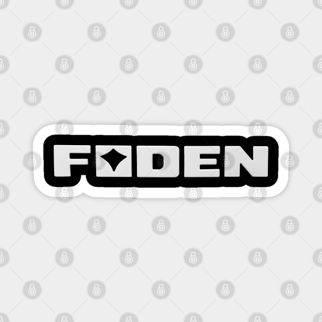 Foden classic 1970s commercial vehicle logo badge - Foden - Magnet ...