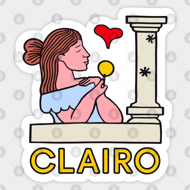 Clairo •• Original Fan Tribute Design - Clairo - Sticker | TeePublic