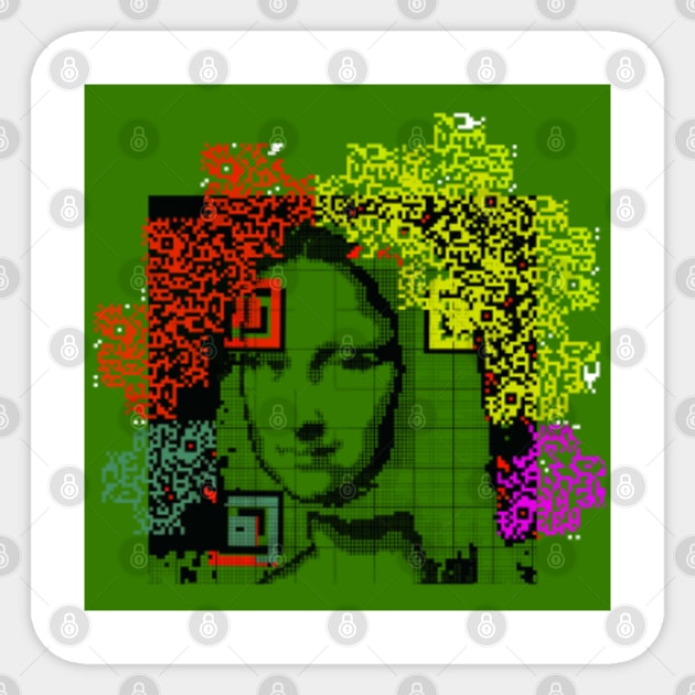 Mona Lisa Code - Mona Lisa - Sticker | TeePublic