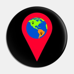 Google Earth Pins and Buttons for Sale | TeePublic