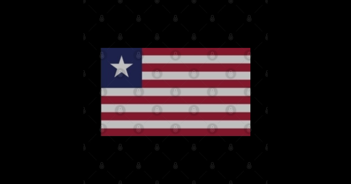 Liberia flag - Liberian Flag - Sticker | TeePublic