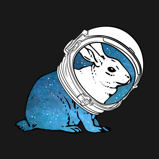 space rabbit - Astronaut - T-Shirt | TeePublic