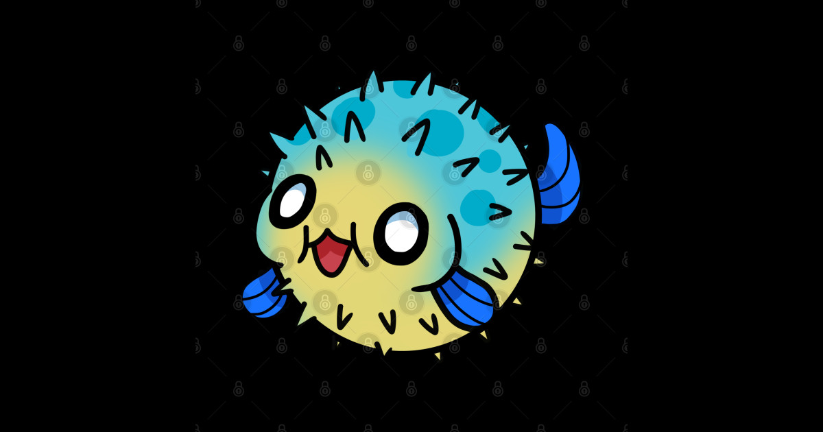 Pufferfish - Fish - Magnet | TeePublic