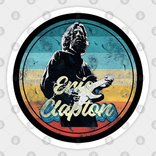 Eric Clapton Guitarist - Eric Clapton - Sticker | TeePublic