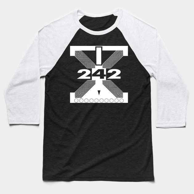 Front 242 ††† Logo Tribute Design - Front 242 - Baseball T-Shirt ...