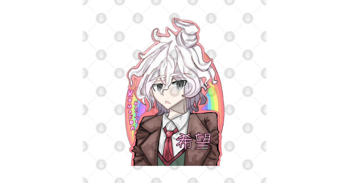 Nagito Komaeda Danganronpa: By Kibo-Kibo - Nagito Komaeda - T-Shirt ...