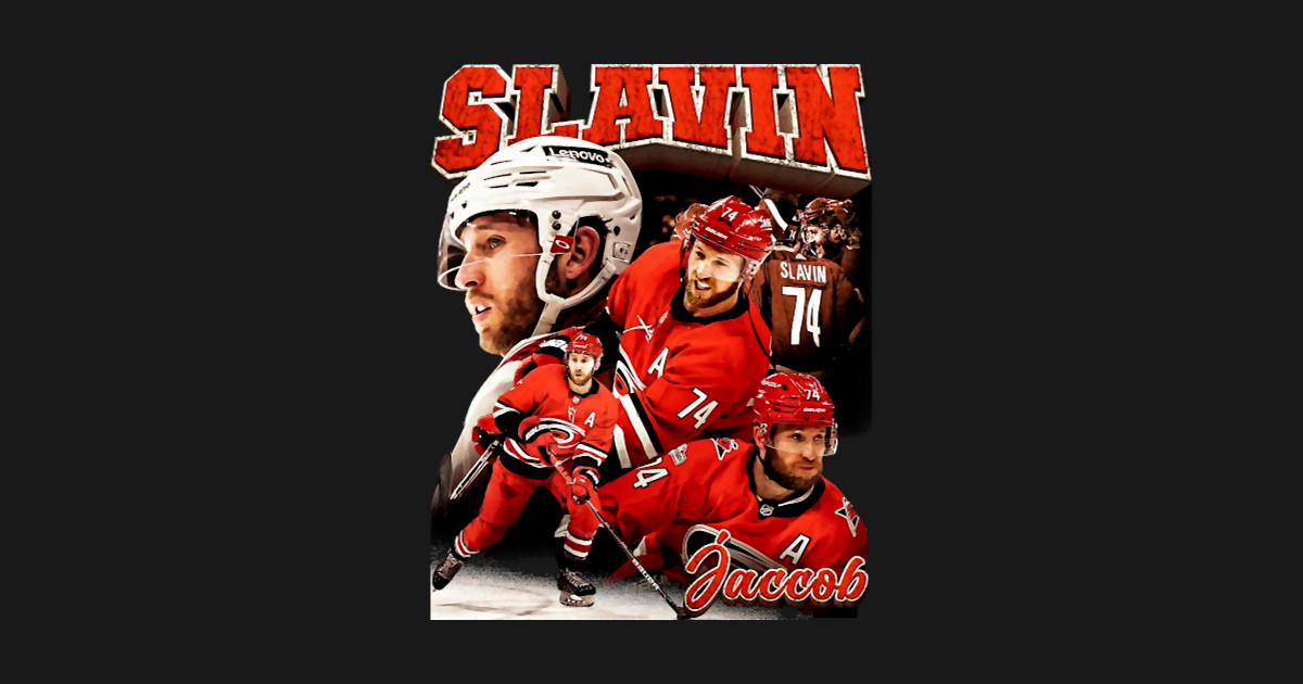 Jaccob Slavin Bootleg Vintage - Jaccob Slavin - T-Shirt | TeePublic