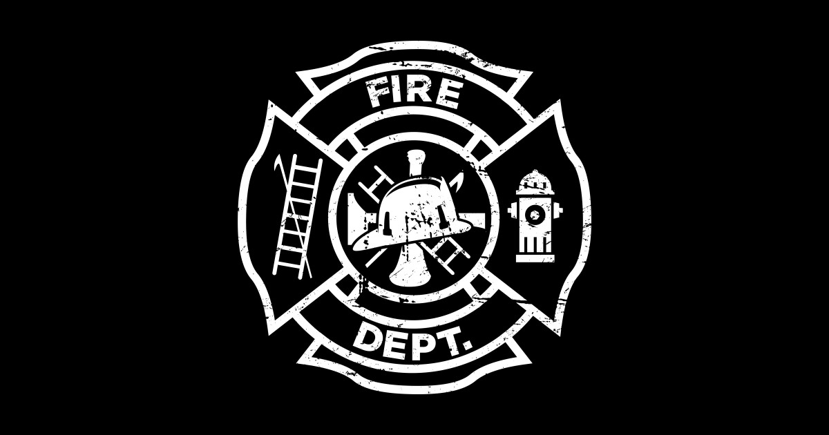 Firefighter Logo - Firefighter - Sticker | TeePublic