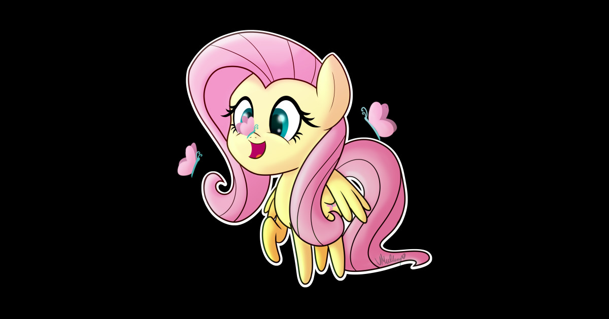 Chibi Fluttershy - My Little Pony Friendship Is Magic Char - Sticker ...