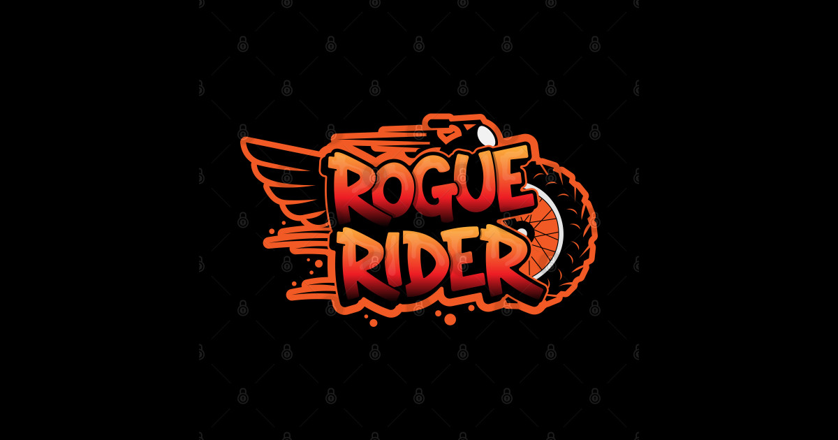Rogue Rider Graffiti Letters - Rider - Sticker | TeePublic
