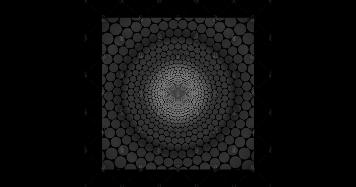 Optical Illusion Radial Gradient Slate on White NOIR 2 - Gradient ...