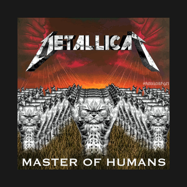 Metallicat - Cat - T-Shirt | TeePublic