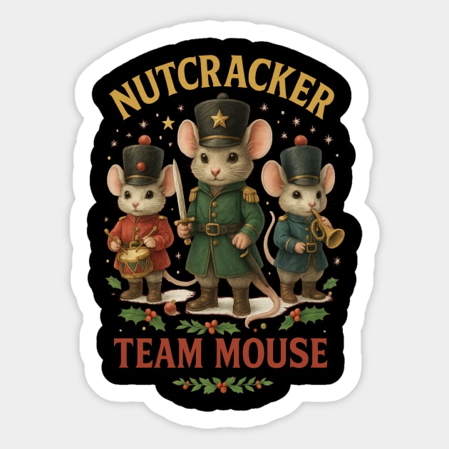 Nutcracker Team Mouse – Cute Christmas Ballet Soldiers Holiday Outfit ...