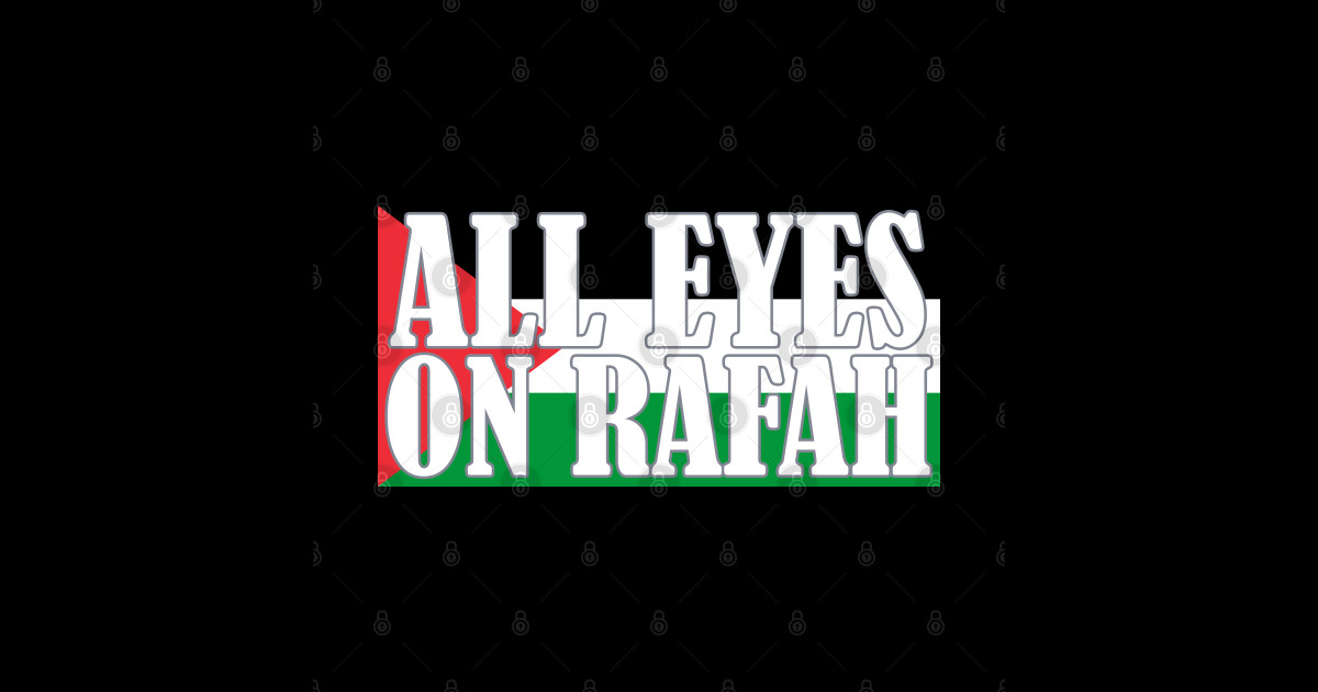 all eyes on rafah - All Eyes On Rafah - Sticker | TeePublic