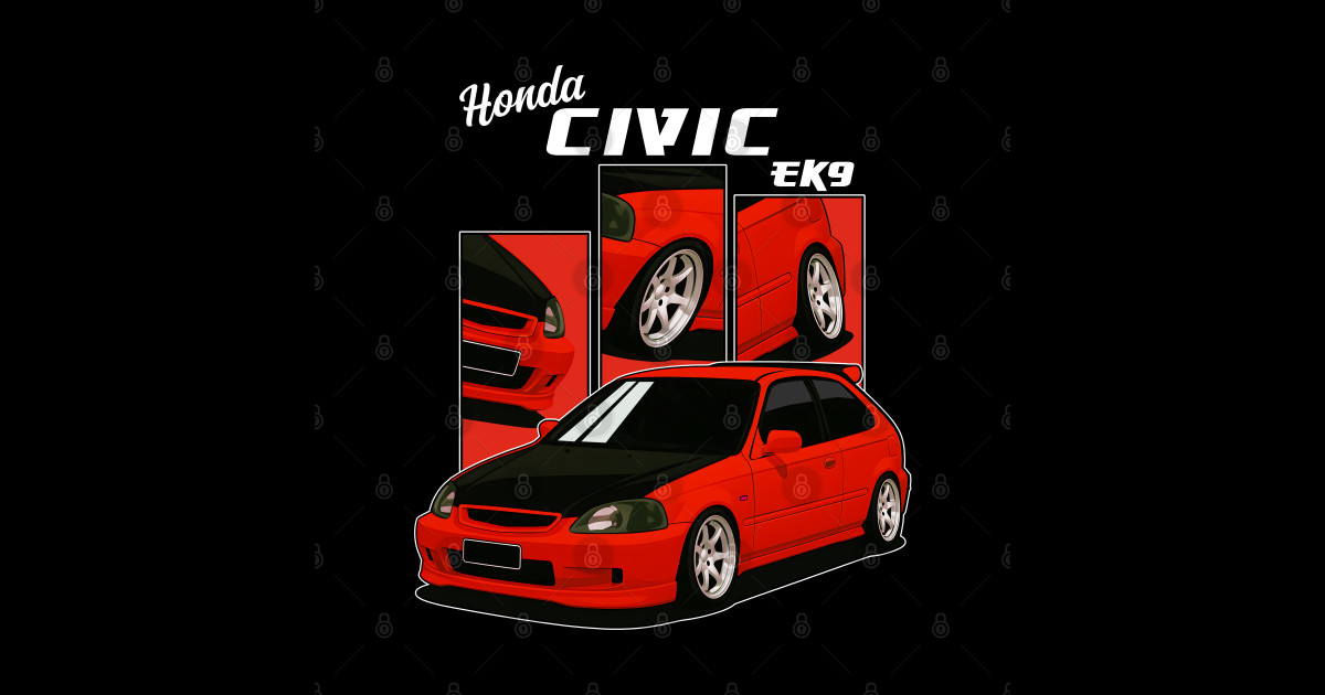 Civic Type R Car - Civic Type R - Sticker | TeePublic