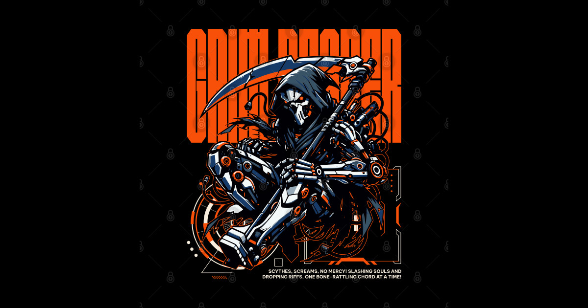 Grim Reaper Sci-fi Japan Future Mecha Death Robot - Grim Reaper ...