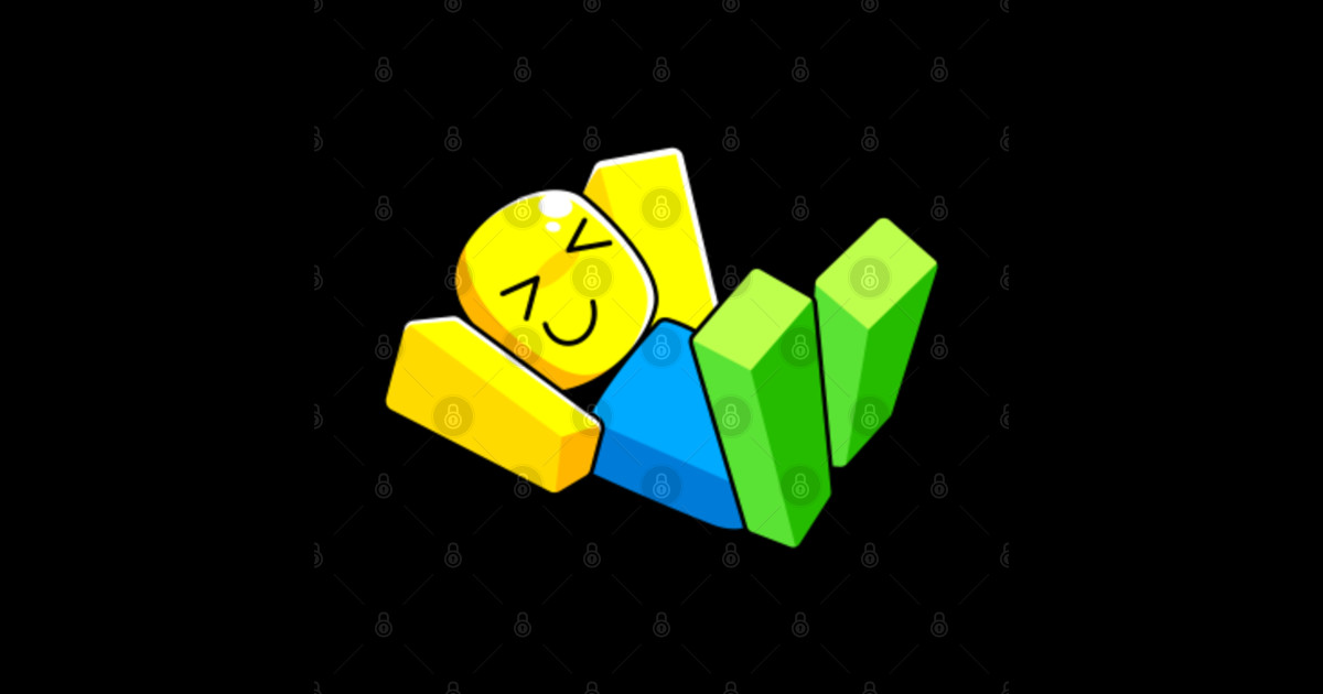 Roblox Cute Noob Character Fanart - Roblox - Sticker | TeePublic