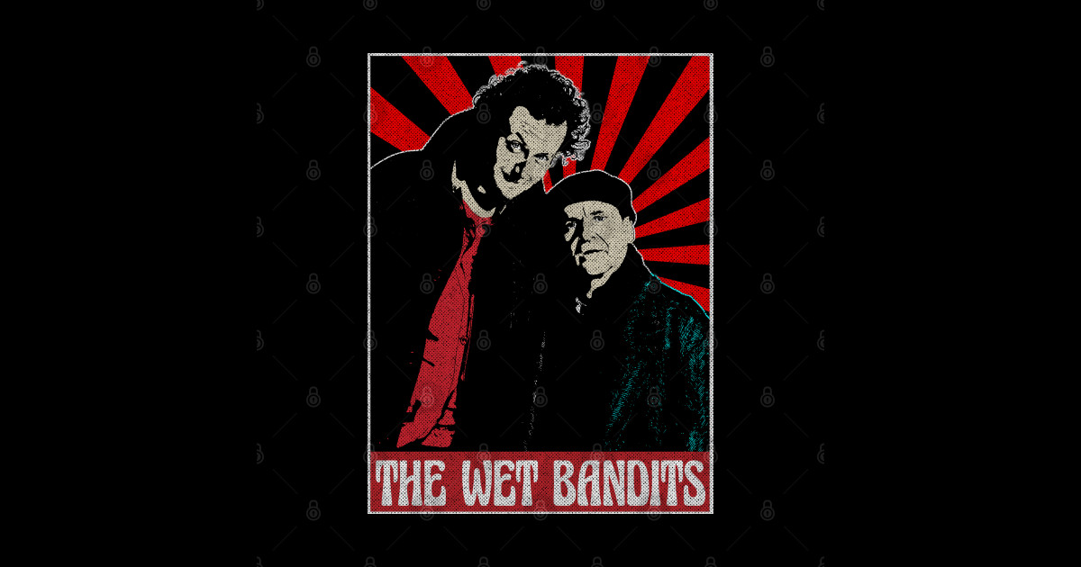 The Wet Bandits Pop Art Fan Art - Wet Bandits - Sticker | TeePublic