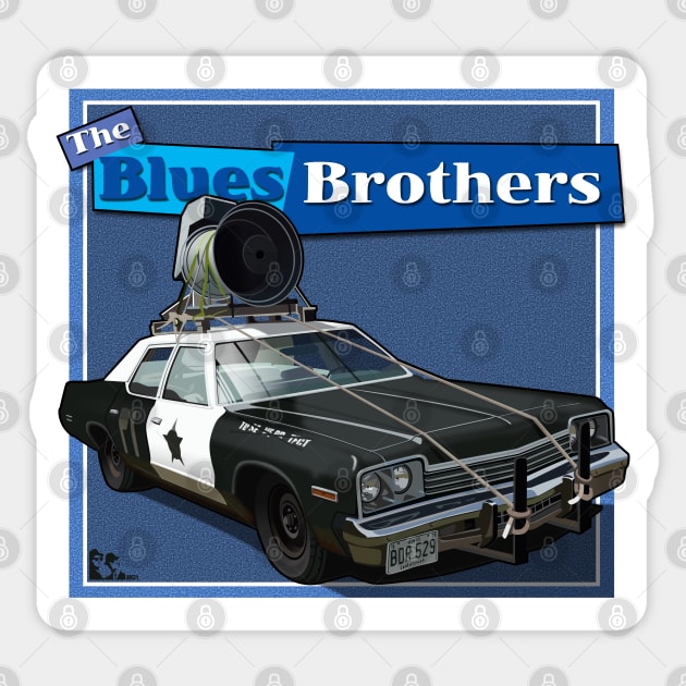 The blues brothers - Blues Brothers - Sticker | TeePublic