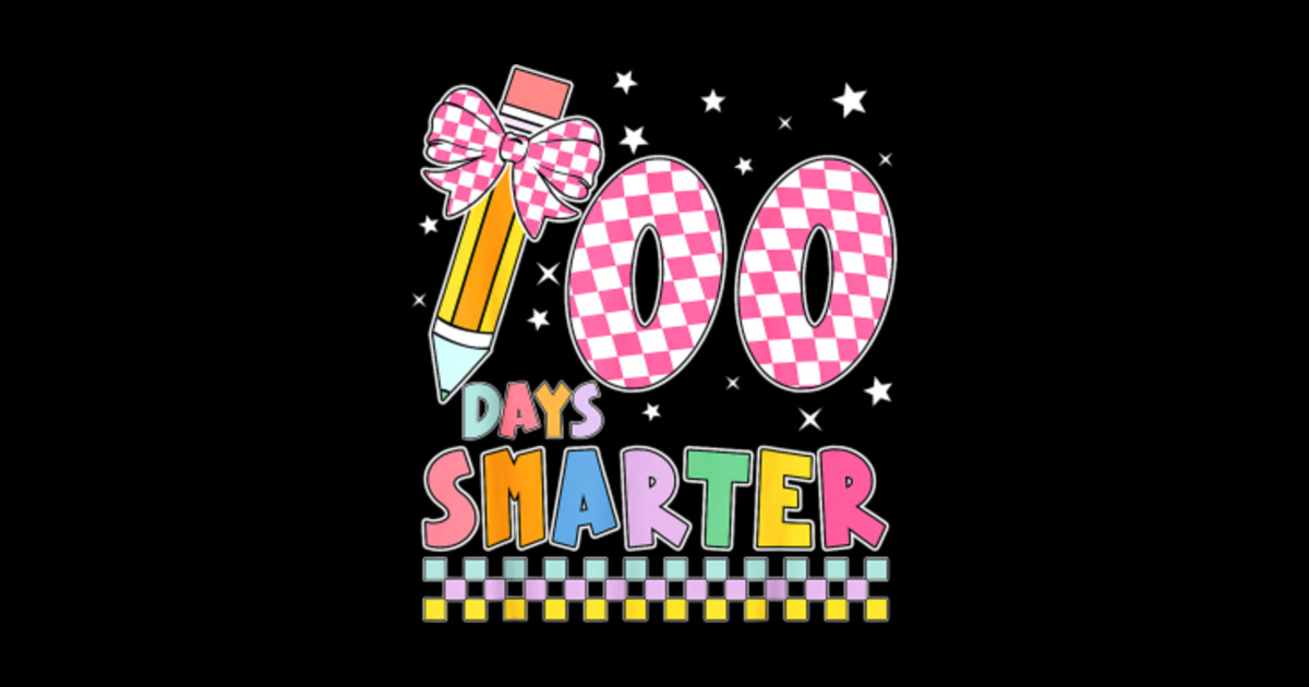 100 Days Smarter Happy 100th Day Of School Kids Boys Girls - Happy ...