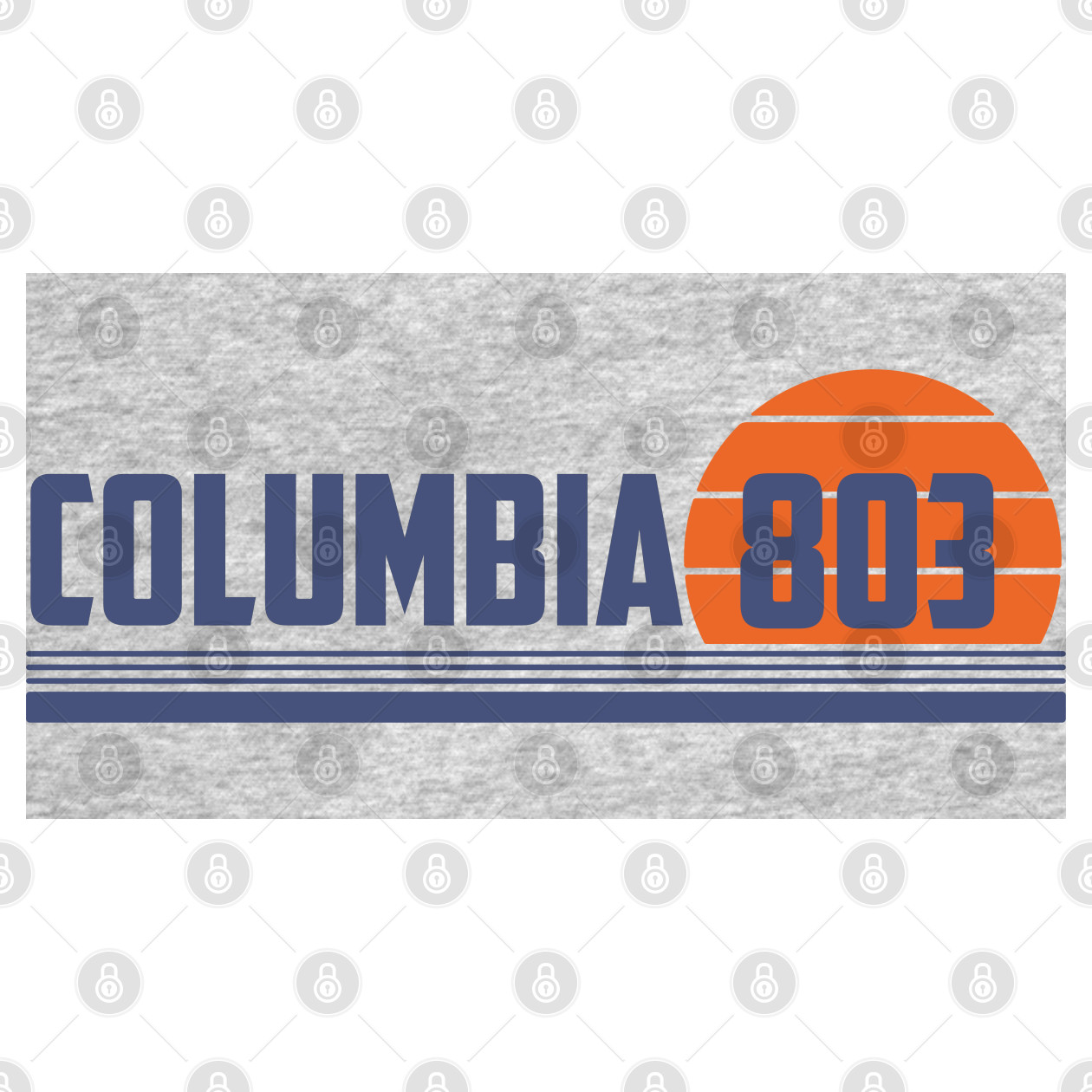 803 Columbia South Carolina Area Code - Hometown Pride - Baseball T ...