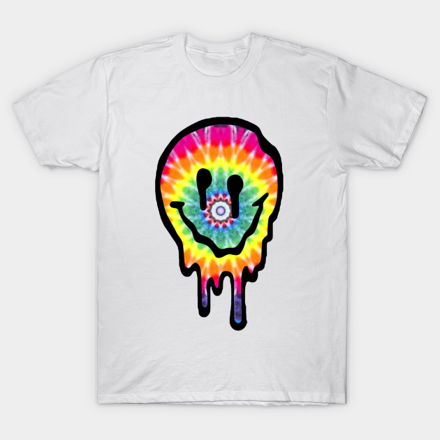 Hippie Drippy Smiley Face - Shaka - T-Shirt | TeePublic