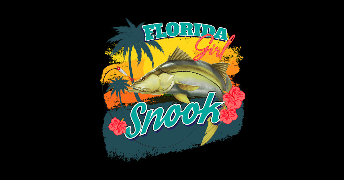 Florida Girl Snook - Fishing - Sticker | TeePublic