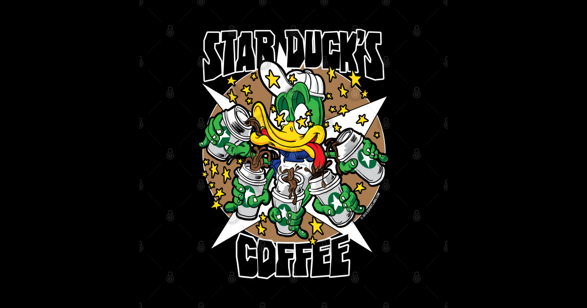 StarDucks Coffee - Star Ducks Coffee - Sticker | TeePublic