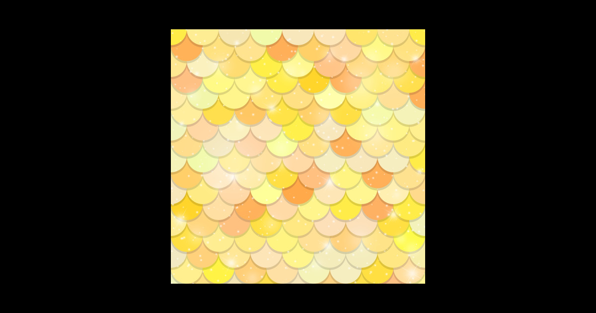 Sparkling Yellow Mermaid Scales - Yellow Mermaid Scales - Phone Case ...
