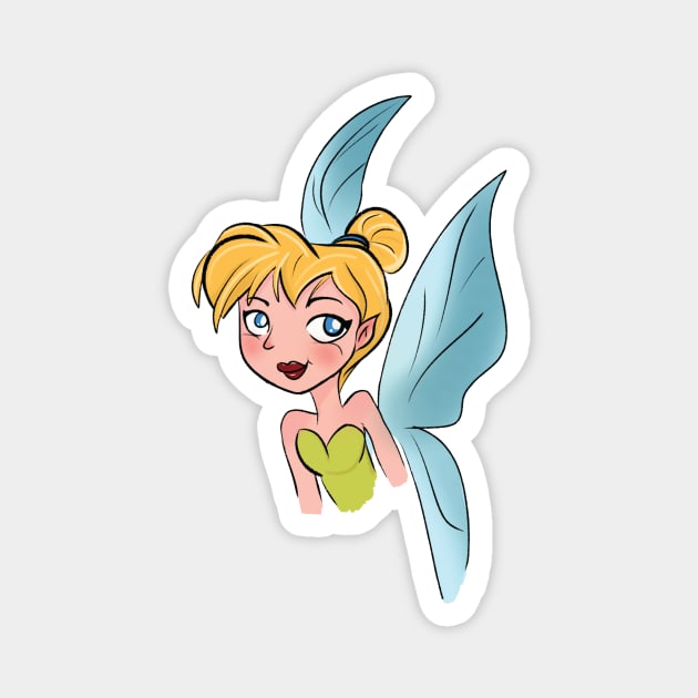 Tinker bell fanart - Tinkerbell - Magnet | TeePublic