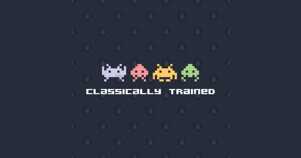 Classically Trained - 8 Bit - T-Shirt | TeePublic