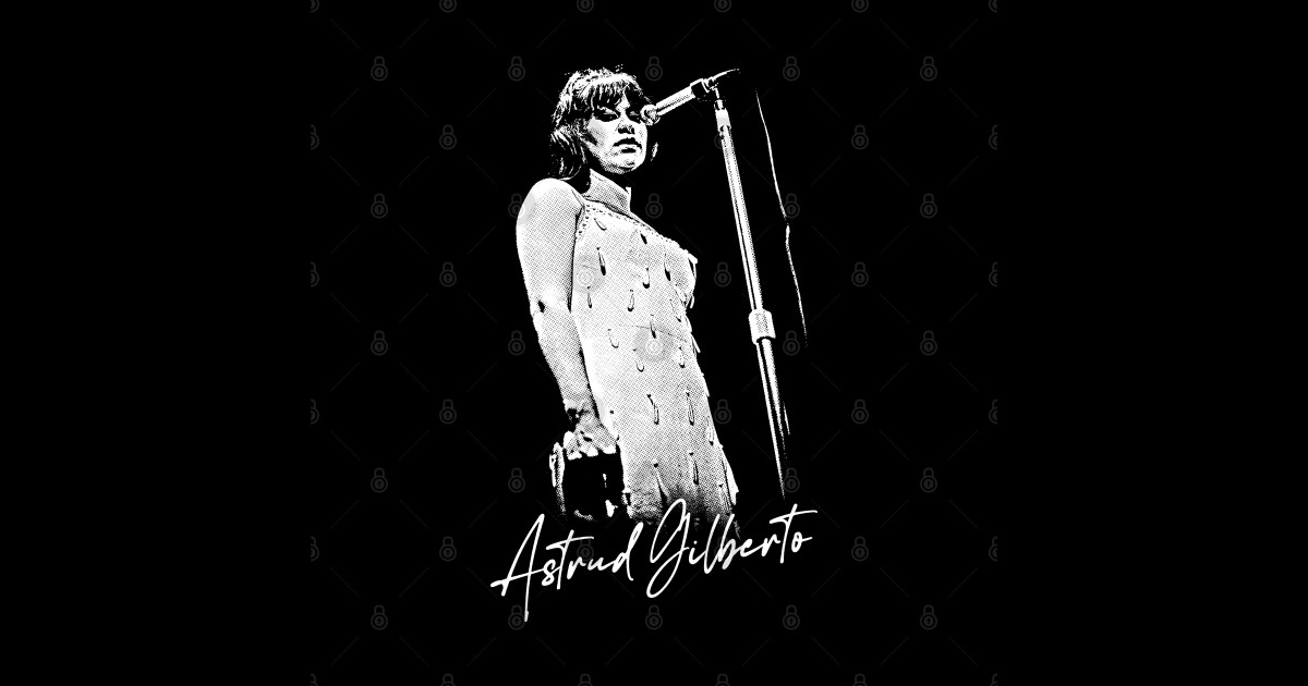 Astrud Gilberto - Retro Original Fan Design - Astrud Gilberto - Posters ...