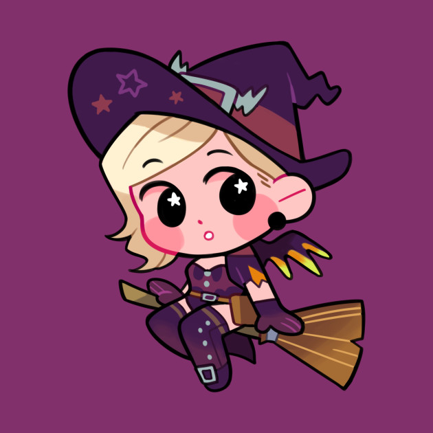 Witch Mercy - Overwatch - Pin | TeePublic