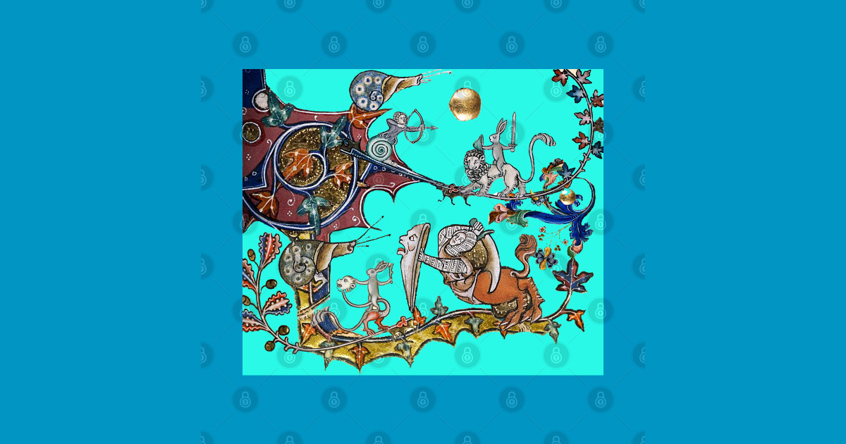 WEIRD MEDIEVAL BESTIARY WAR Between Snails and Killer Rabbits ,Lion ...