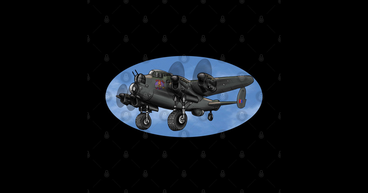 Avro Lancaster Aircraft RAF - Lancaster Bomber - Sticker | TeePublic