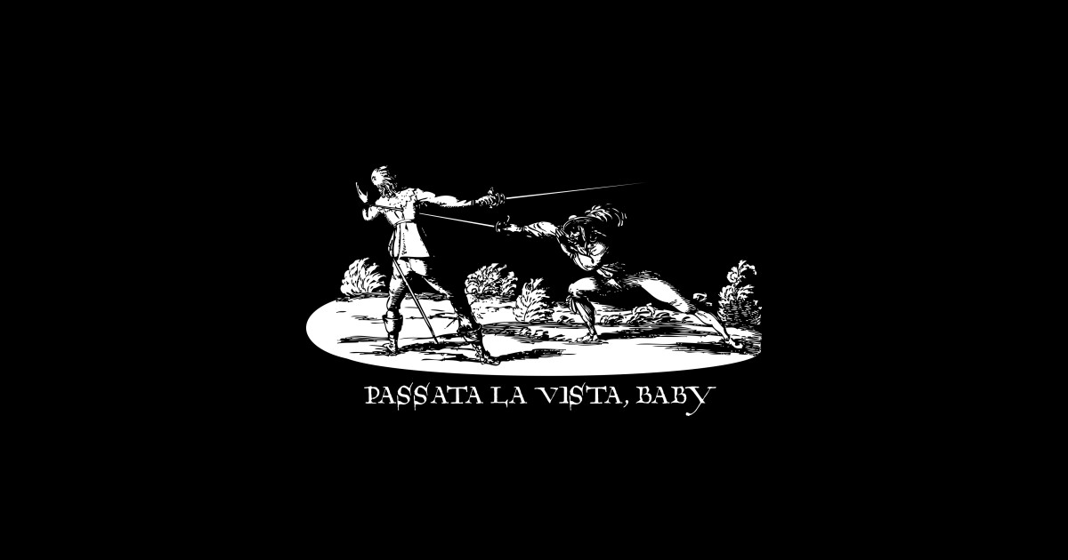 Passata La Vista - Fencing - Sticker | TeePublic