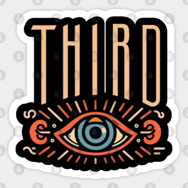 Third Eye graphic - Graphic Teeshirt - Sticker | TeePublic