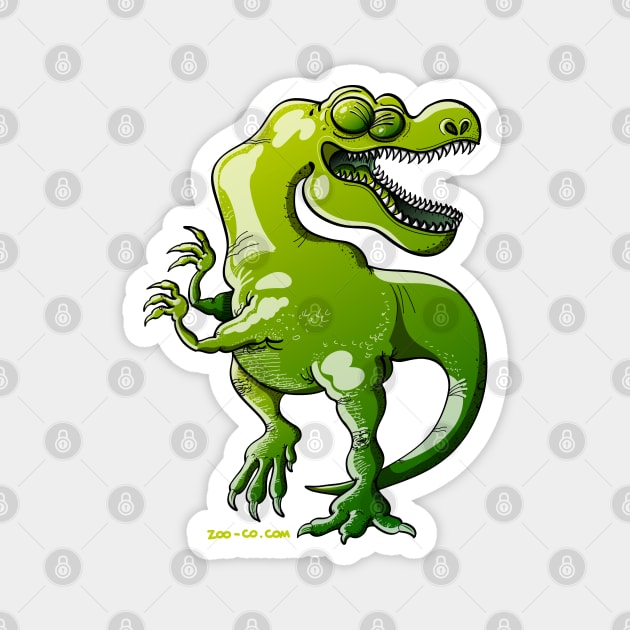 Tyrannosaurus Rex dancing enthusiastically - T Rex Dancing - Magnet ...