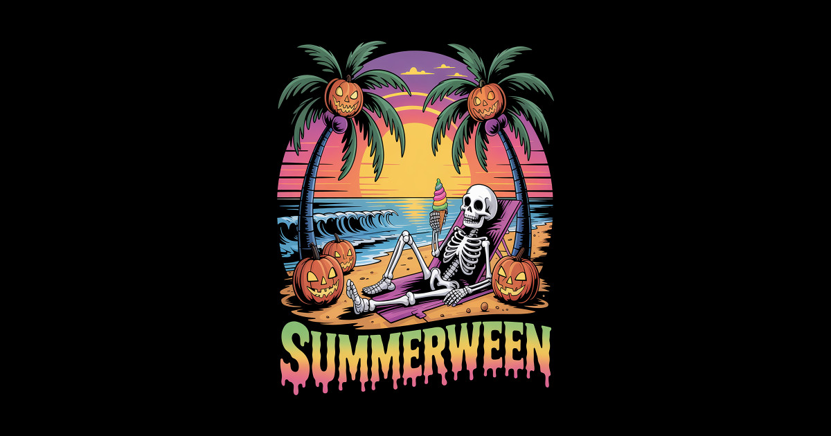 Summerween Skeleton Ghost Beach - Summerween Skeleton Ghost Beach ...