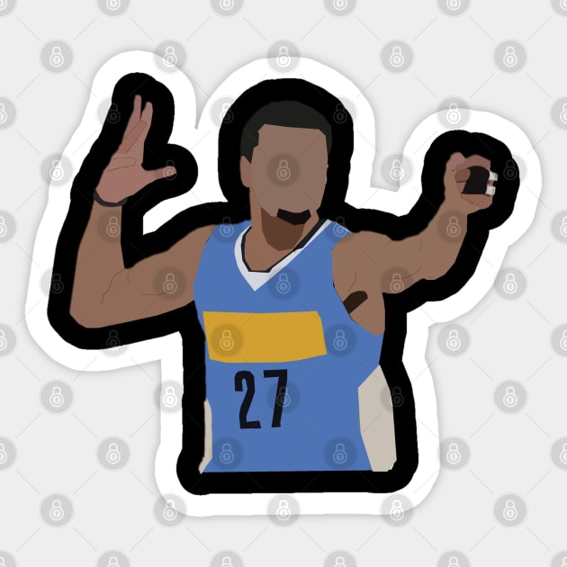 Jamal Murray - Blue Arrow - Nba - Sticker | TeePublic