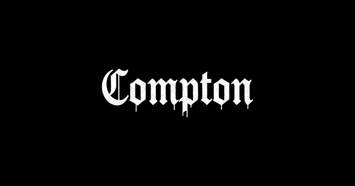 Compton Original Logo - Compton - Sticker | TeePublic