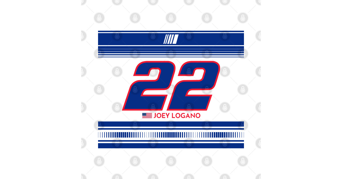 Joey Logano #22 2025 NASCAR Design - Joey Logano - T-Shirt | TeePublic