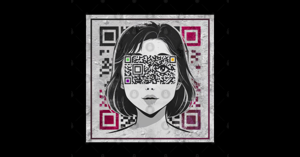 Eyes Hidden by QR Code: Fast Access Symbol - Tinder - Shorts | TeePublic
