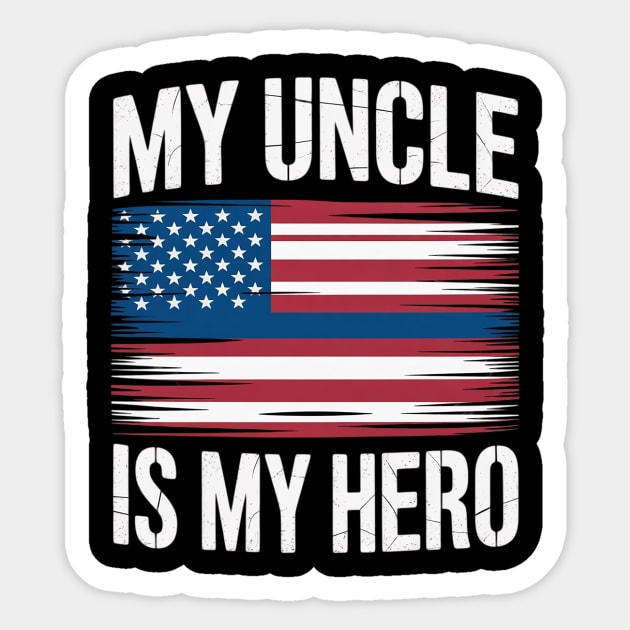 My Uncle Is My Hero Police Officer Blue Line American Flag - My Uncle ...