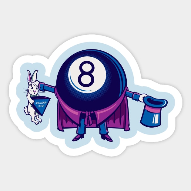 Magic 8 Ball - 8 Ball - Sticker | TeePublic