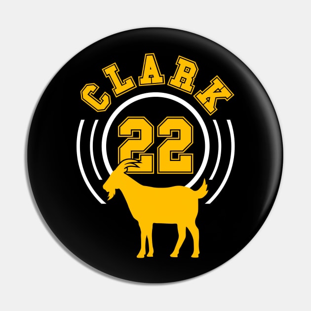 Caitlin Clark Goat - Caitlin Clark - Pin | TeePublic