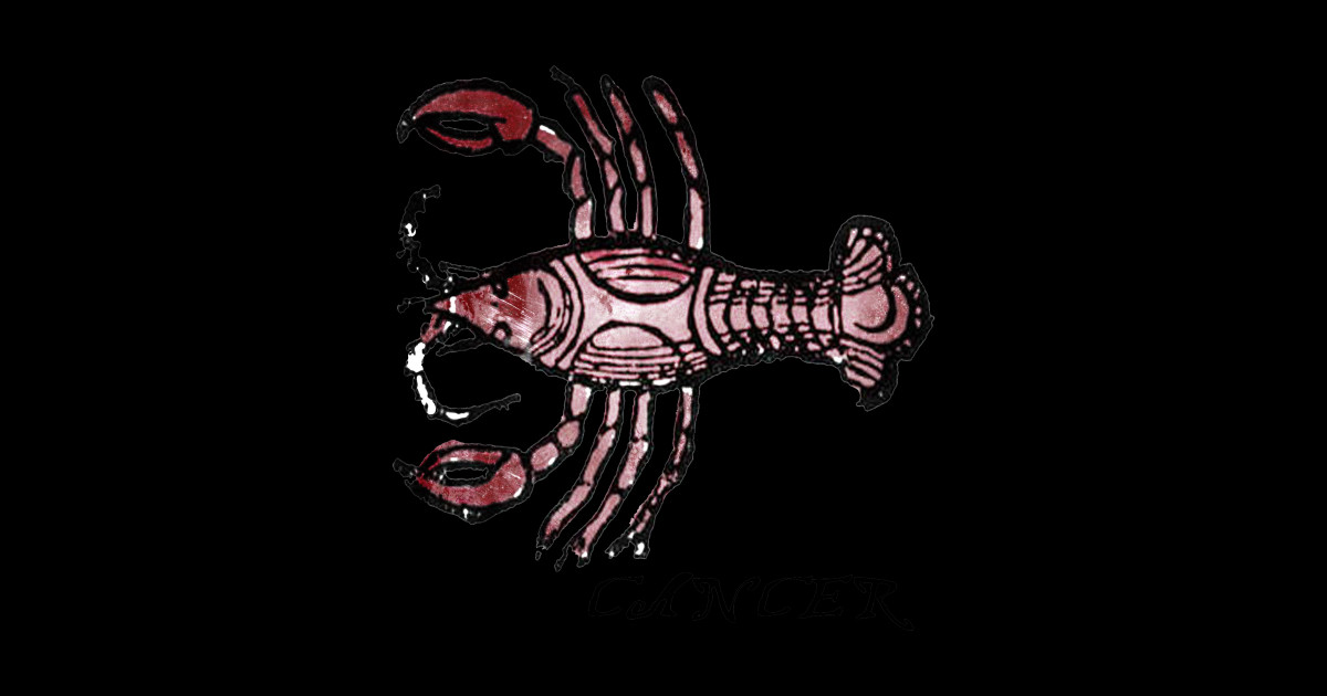 Cancer - Medieval Astrology: - Cancer Zodiac Sign - Sticker | TeePublic