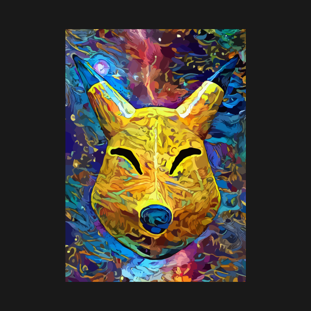 Yellow Fox Mask - Zelda - T-Shirt | TeePublic