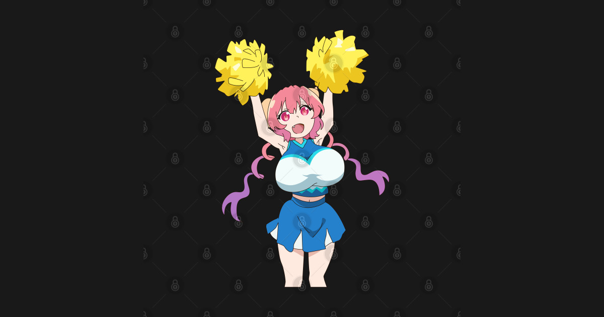 Ilulu Cheerleader - Miss Kobayashis Dragon Maid - T-Shirt | TeePublic